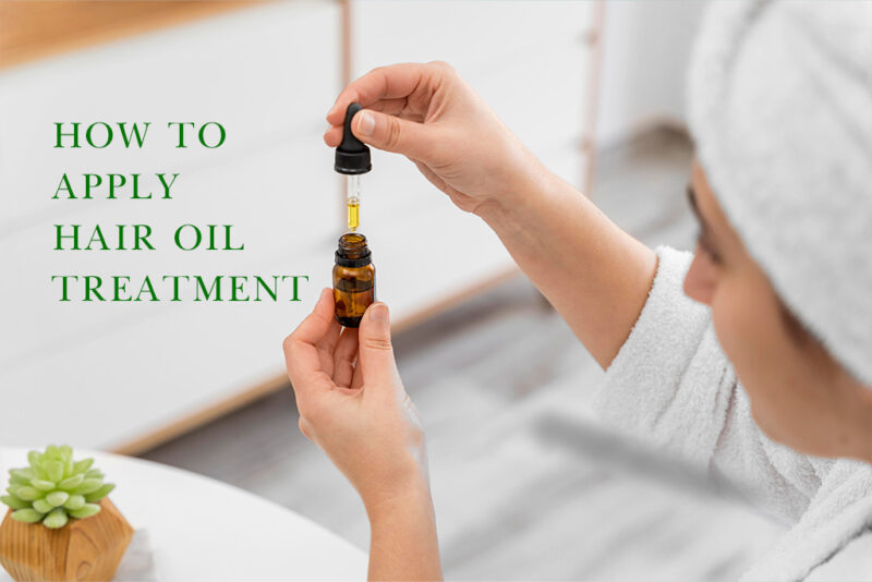 How to Apply Hair Oil Treatment – Armara Glow – Organic Skincare Products